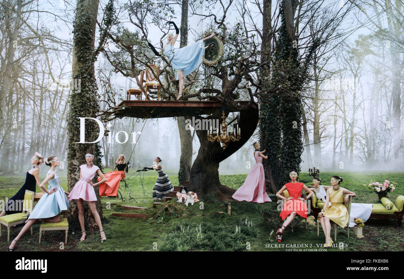 2010s UK Christian Dior Magazine Advert Stock Photo - Alamy