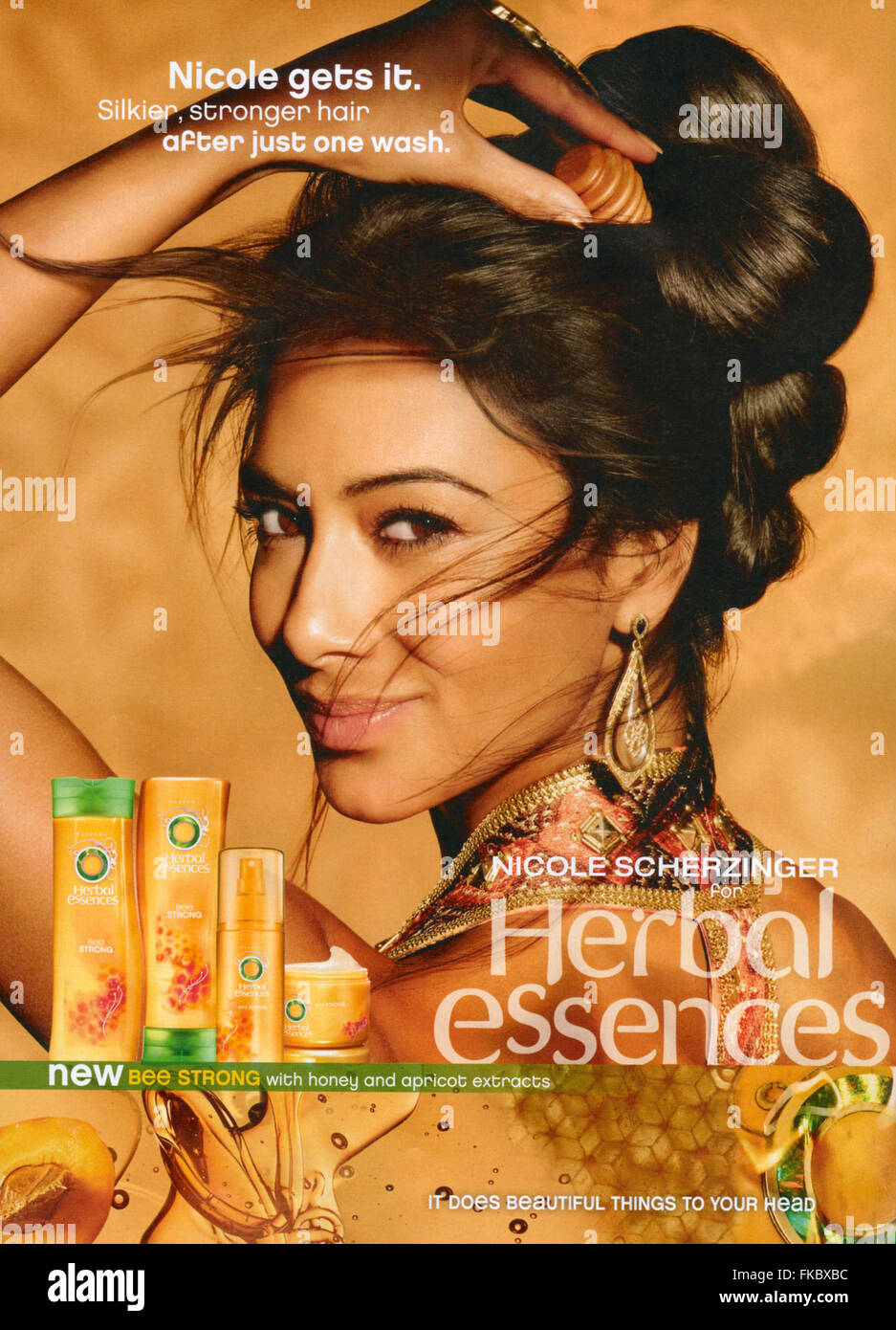 2010s UK Herbal Essences Magazine Advert Stock Photo - Alamy