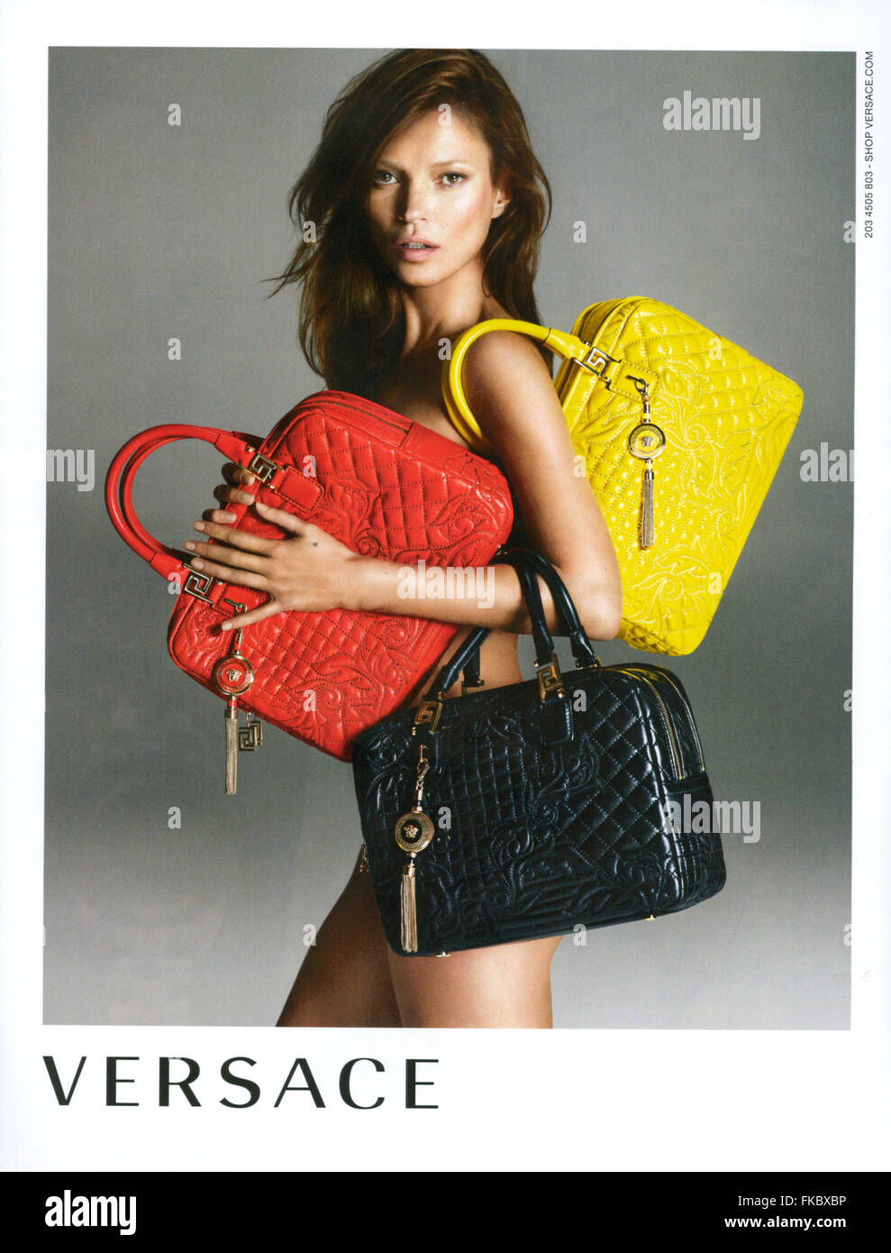 2010s UK Versace Magazine Advert Stock Photo - Alamy