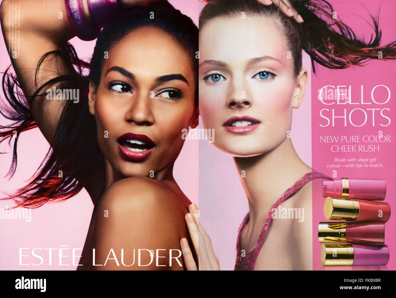 2010s UK Estee Lauder Magazine Advert Stock Photo - Alamy
