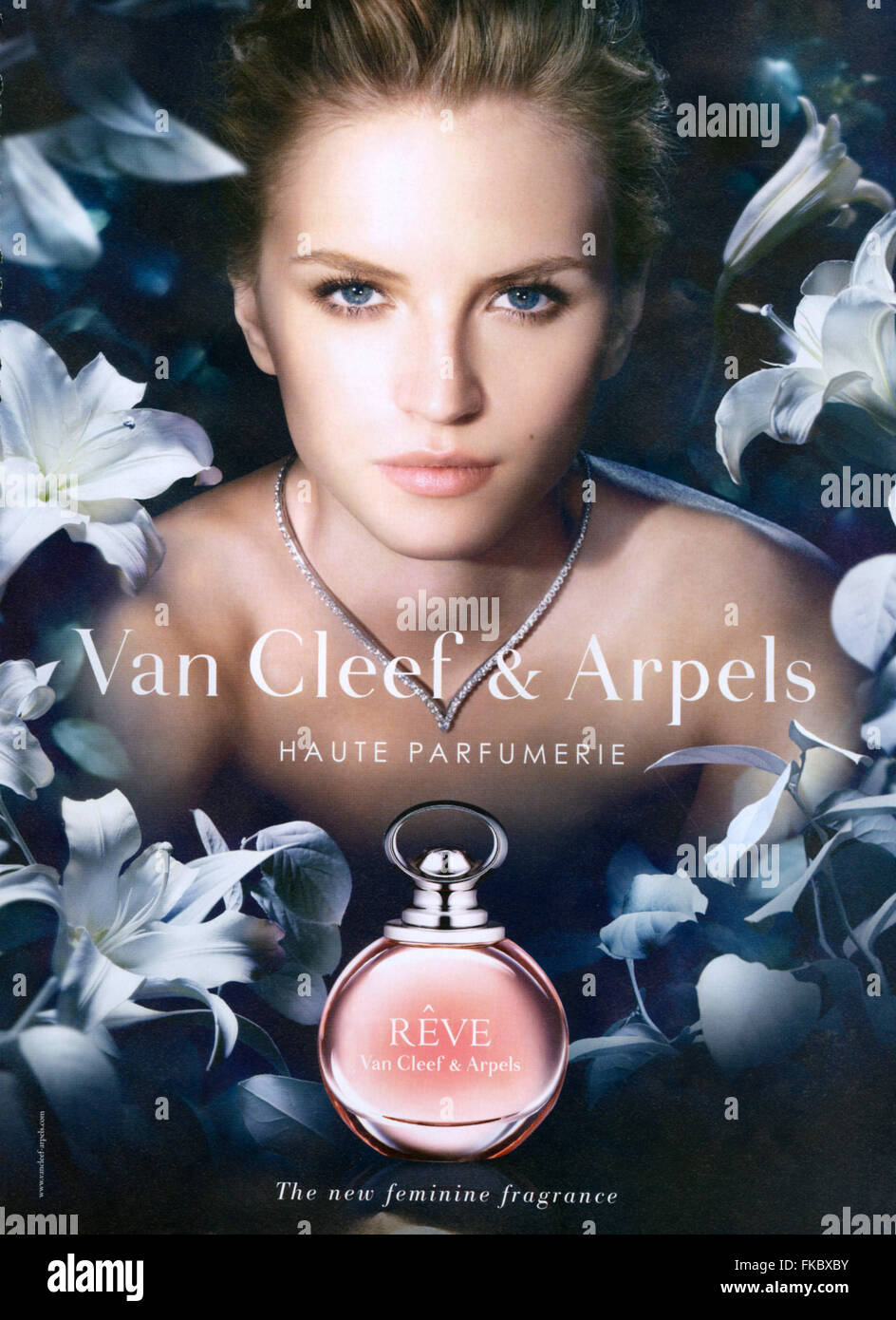 2010s UK Van Cleef & Arpels Magazine Advert Stock Photo - Alamy