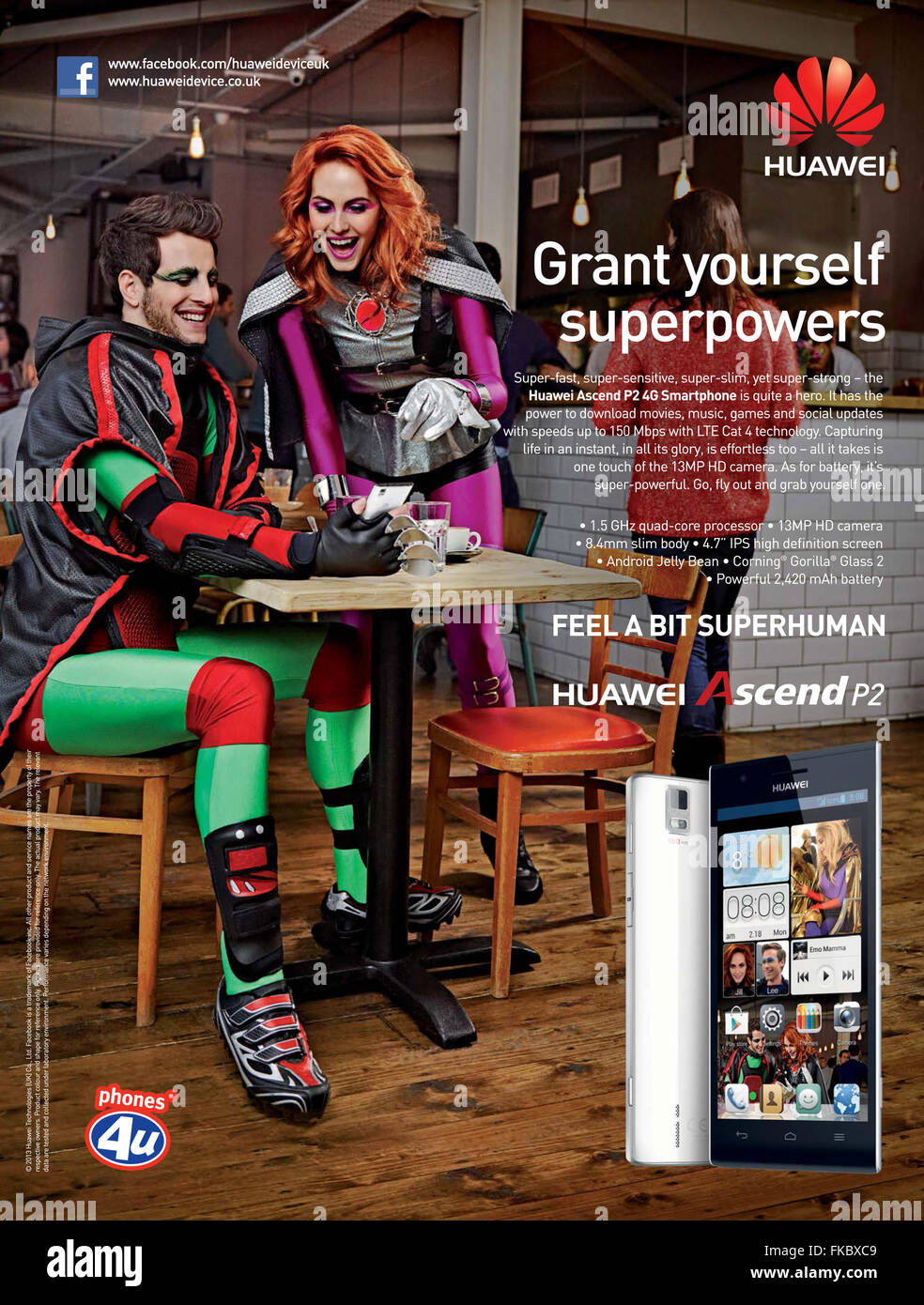 Huawei technology advert hi-res stock photography and images - Alamy