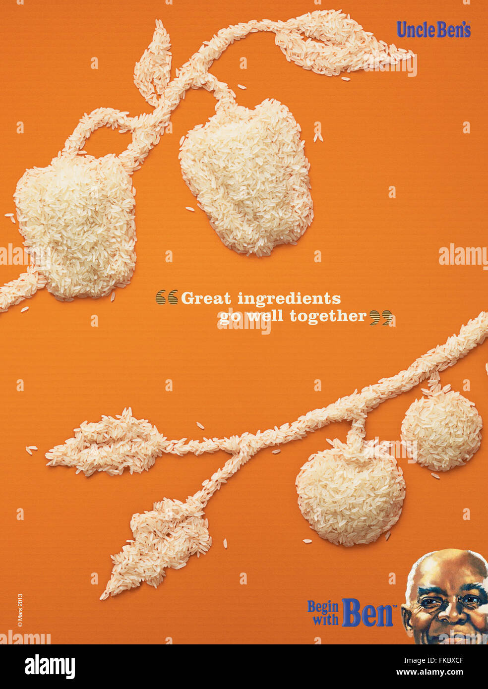 2010s UK Uncle Ben's Magazine Advert Stock Photo - Alamy