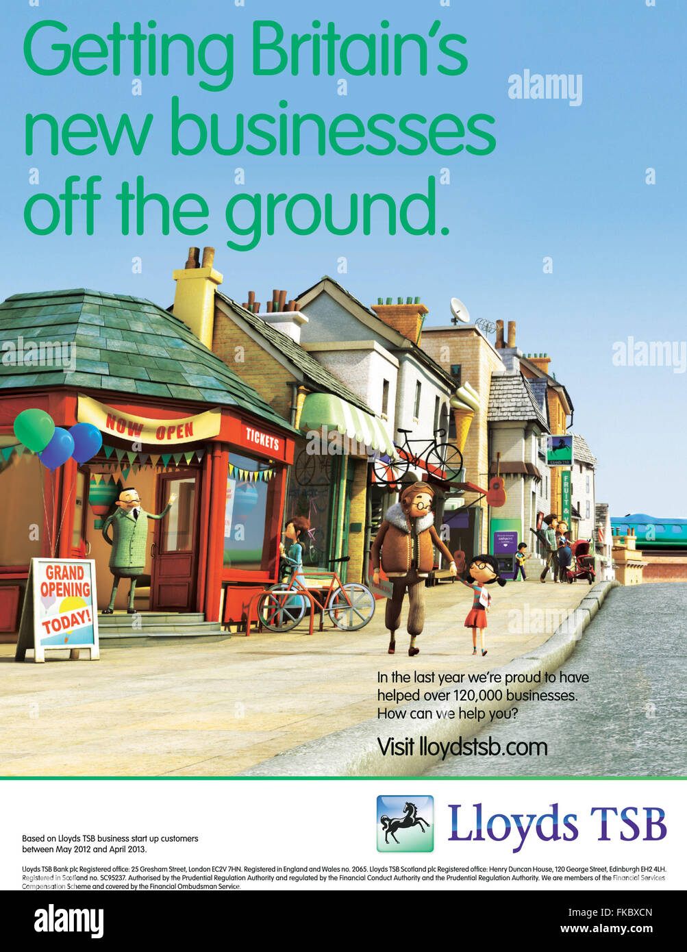 2010s UK Lloyds Magazine Advert Stock Photo - Alamy