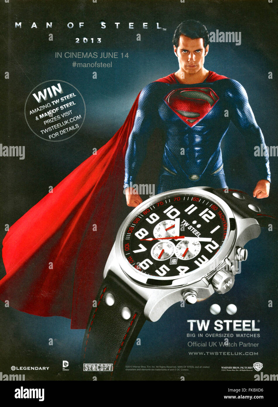 2010s UK TW Steel Magazine Advert Stock Photo - Alamy