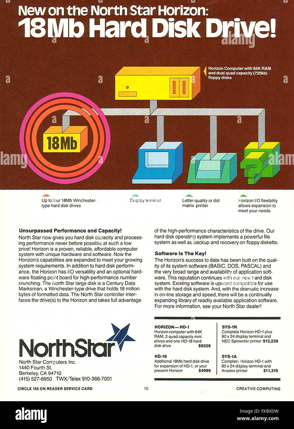1980s USA North Star Magazine Advert Stock Photo - Alamy