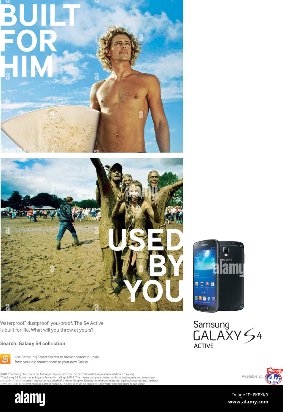 2010s UK Samsung Magazine Advert Stock Photo - Alamy