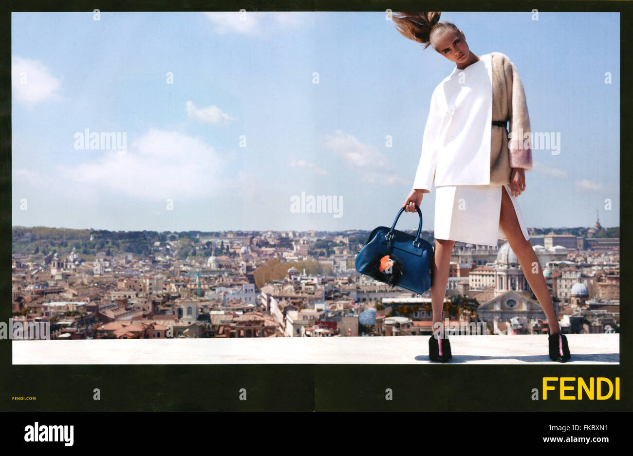 2000s UK Fendi Magazine Advert Stock Photo - Alamy