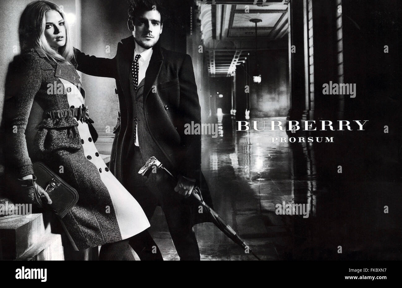 2010s UK Burberry Magazine Advert Stock Photo - Alamy