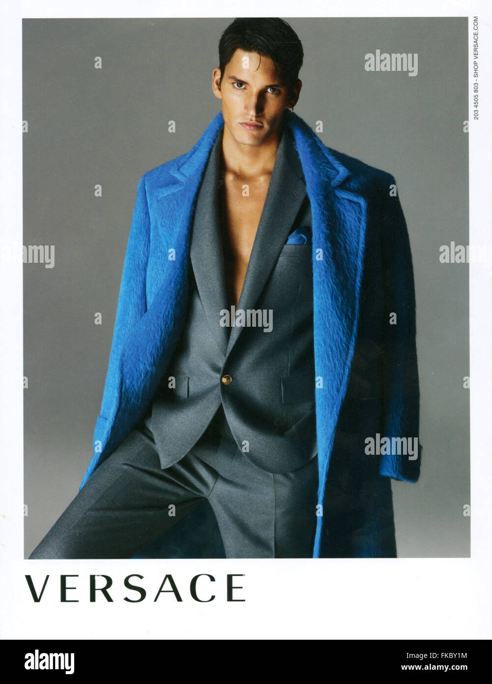 2010s UK Versace Magazine Advert Stock Photo - Alamy