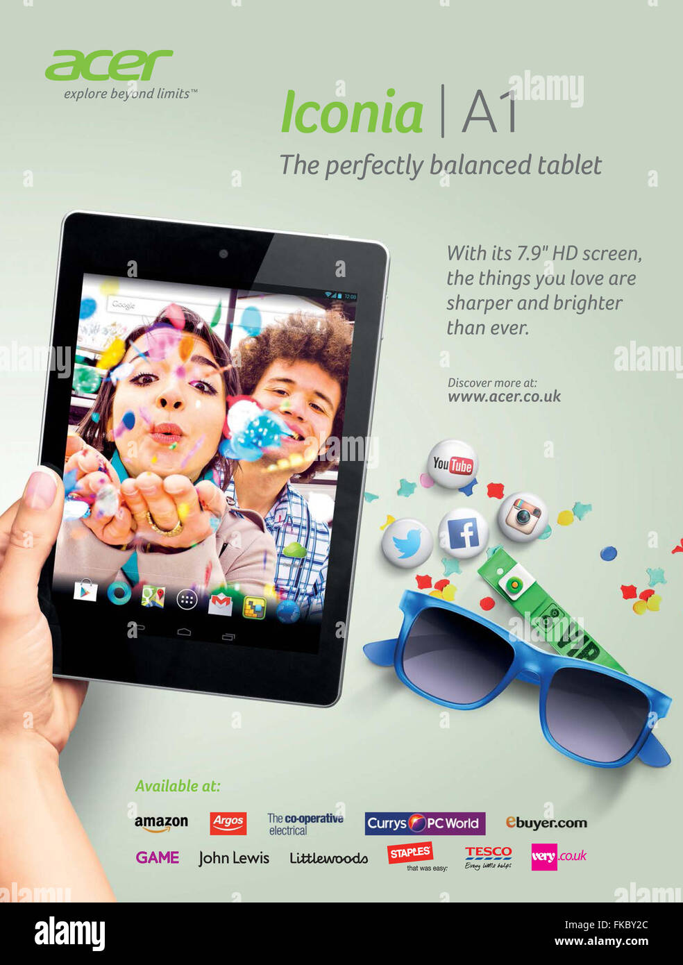 2010s UK Acer Magazine Advert Stock Photo - Alamy