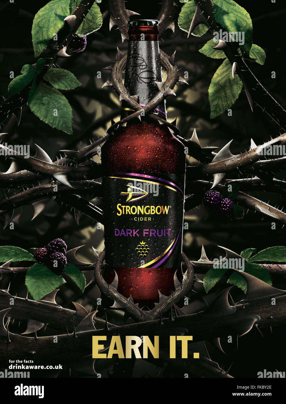 2010s UK Strongbow Magazine Advert Stock Photo - Alamy