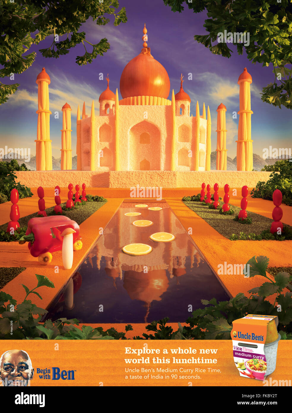 2010s UK Uncle Ben's Magazine Advert Stock Photo - Alamy