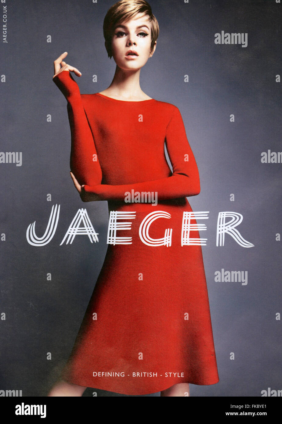 2010s UK Jaeger Magazine Advert Stock Photo - Alamy