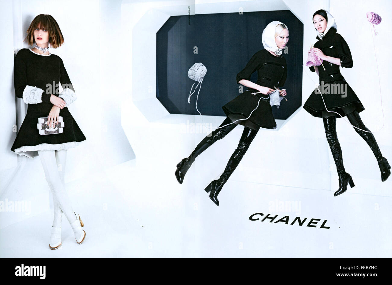 2010s UK Chanel Magazine Advert Stock Photo - Alamy