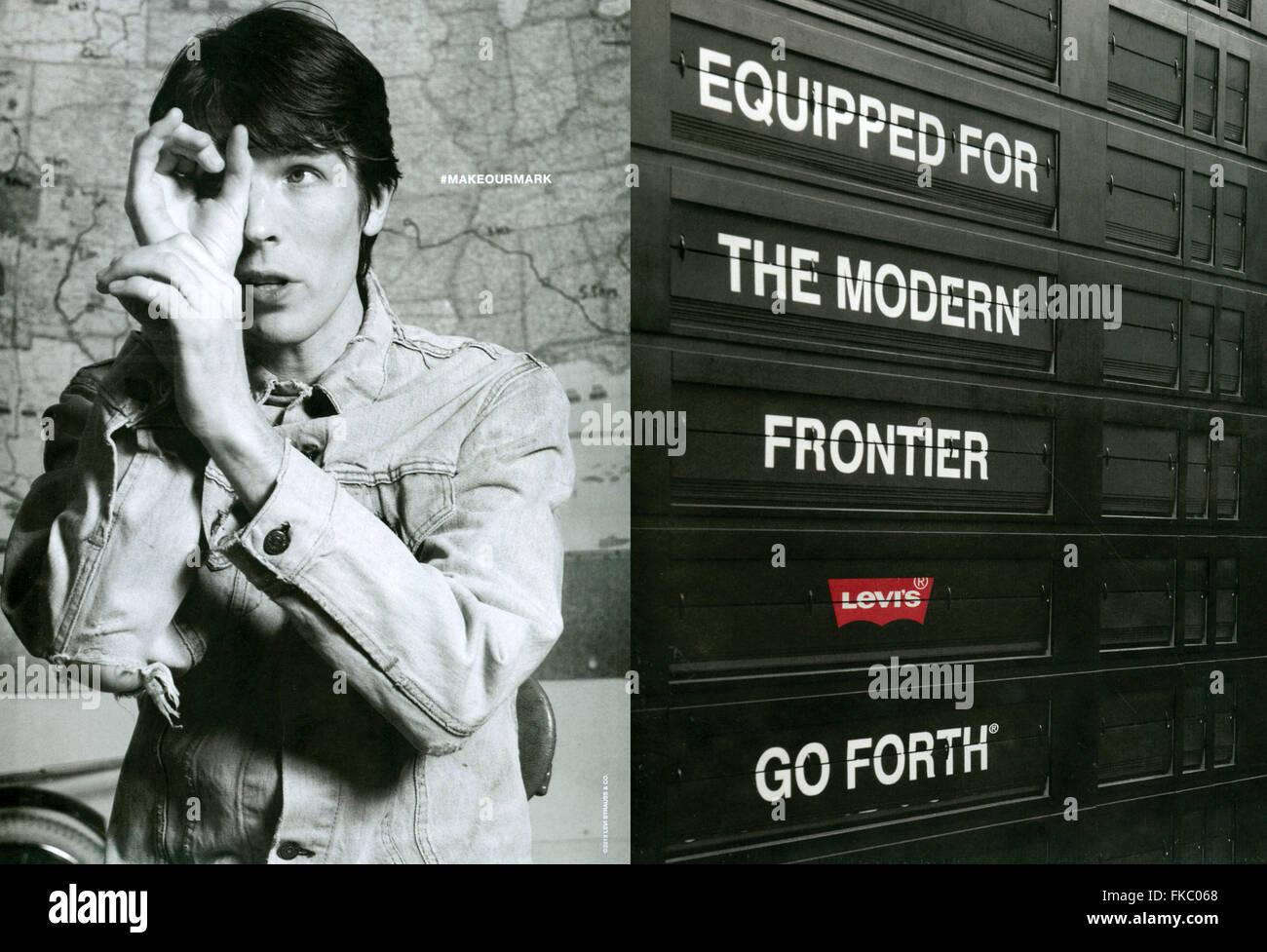 Advert Levi's Magazine High Resolution Stock Photography and Images - Alamy