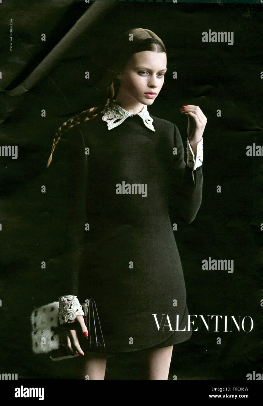 2010s UK Valentino Magazine Advert Stock Photo - Alamy