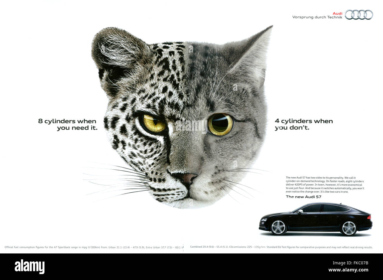 2010s UK Audi Magazine Advert Stock Photo - Alamy