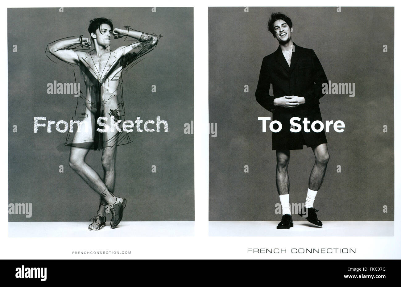 2010s UK French Connection Magazine Advert Stock Photo - Alamy