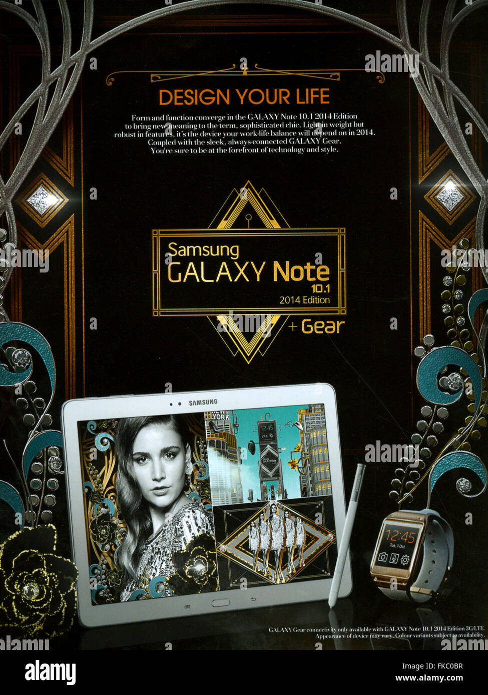 2010s UK Samsung Magazine Advert Stock Photo - Alamy