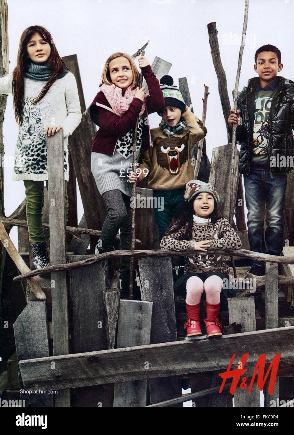 2010s UK Hennes Magazine Advert Stock Photo - Alamy