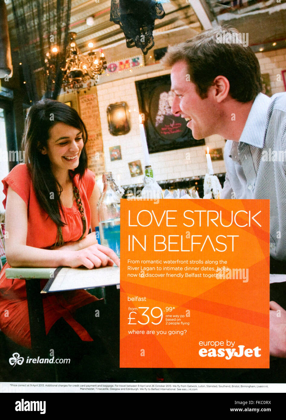 2010s UK EasyJet Magazine Advert Stock Photo - Alamy