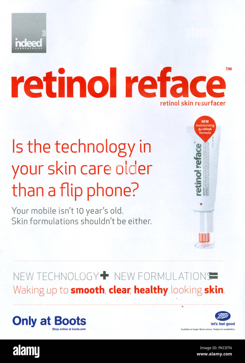 2010s UK Boots Magazine Advert Stock Photo - Alamy