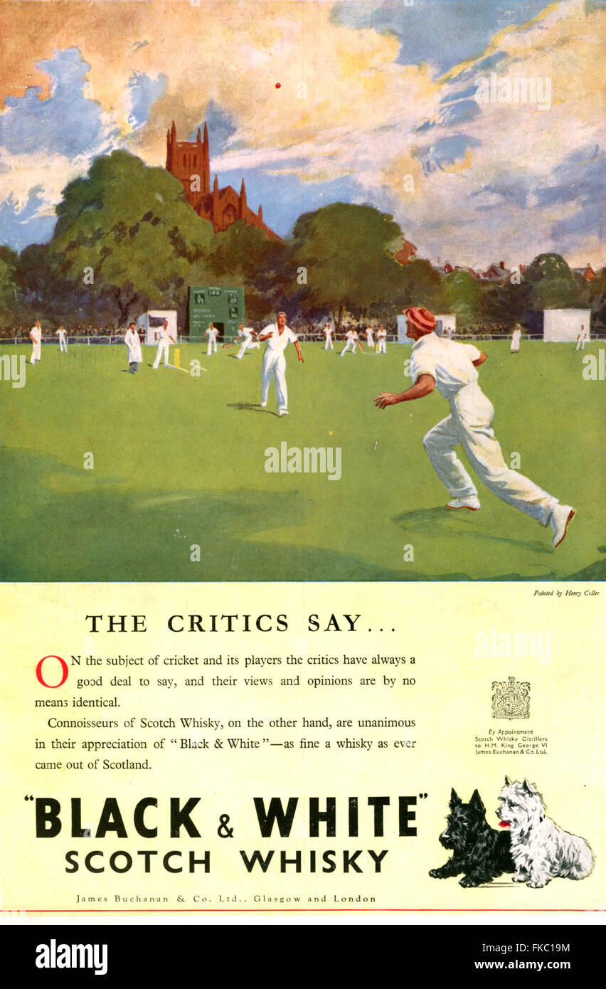 Black and white advert hi-res stock photography and images - Alamy