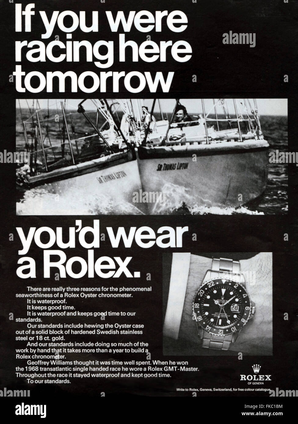1960s usa rolex magazine advert hi-res stock photography and images - Alamy