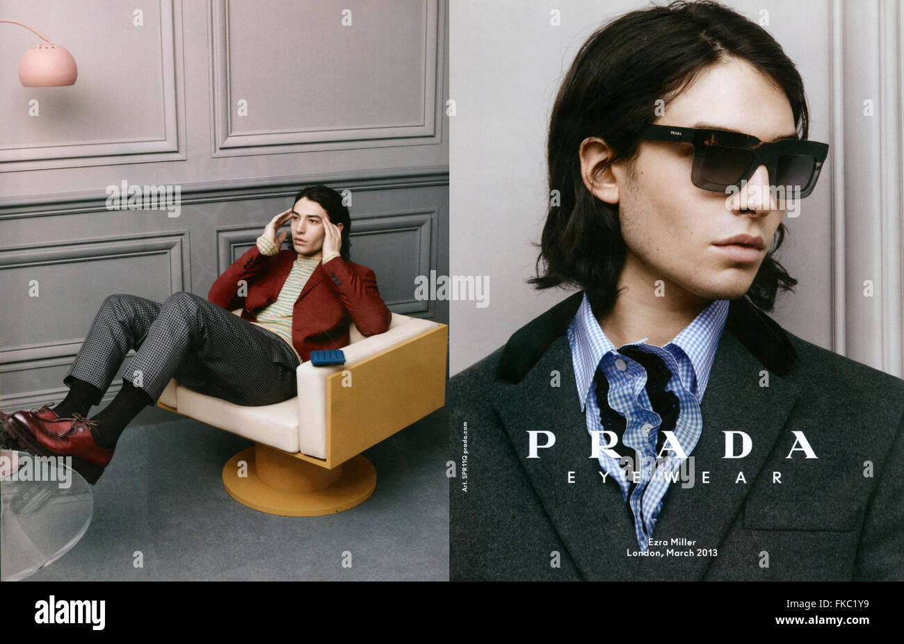 2010s UK Prada Magazine Advert Stock Photo - Alamy