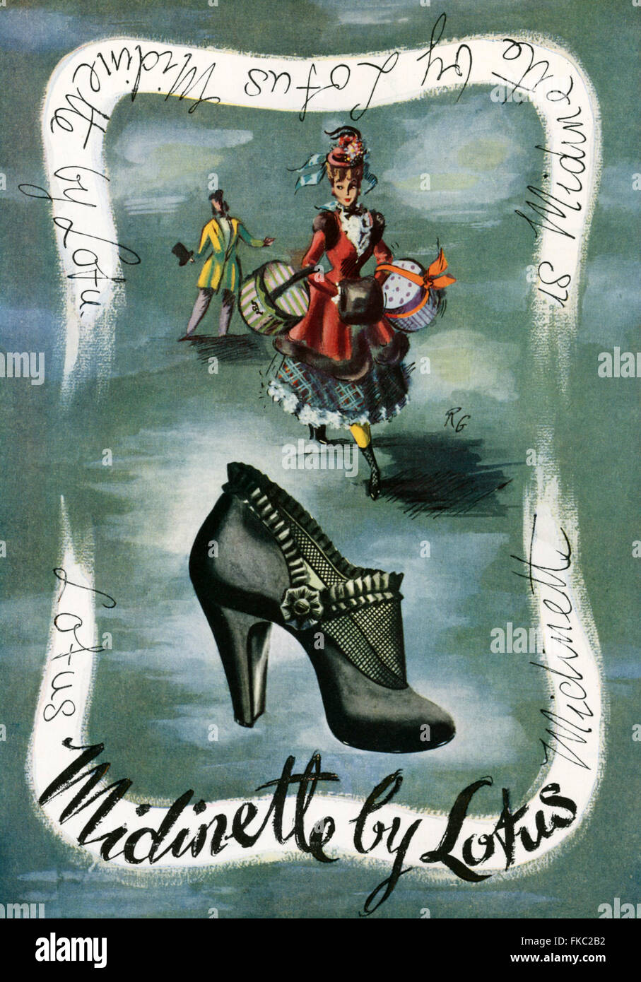 1940s UK Lotus Ltd Magazine Advert Stock Photo - Alamy