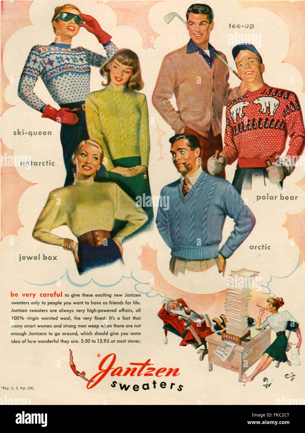 Jantzen advert hi-res stock photography and images - Alamy