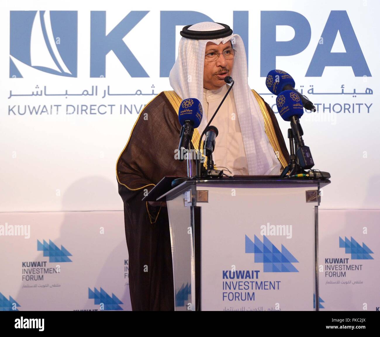 Kuwait City, Kuwait. 08th Mar, 2016. Kuwaiti Prime Minister Sheikh ...