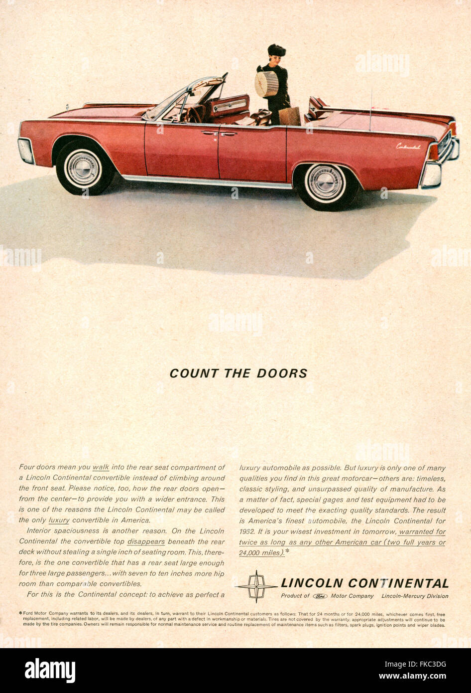Lincoln continental 1960s hi-res stock photography and images - Alamy