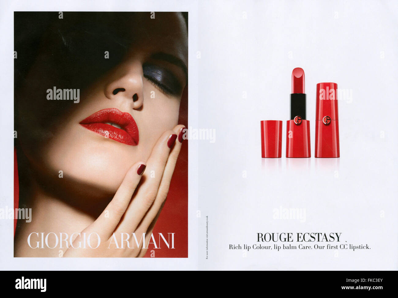 2010s uk giorgio armani magazine hi-res stock photography and images ...