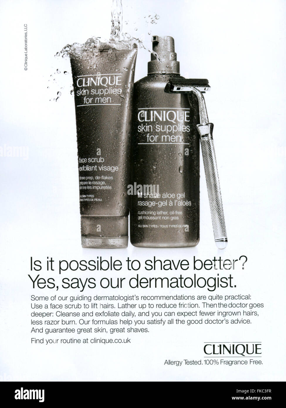 Clinique advert hi-res stock photography and images - Alamy