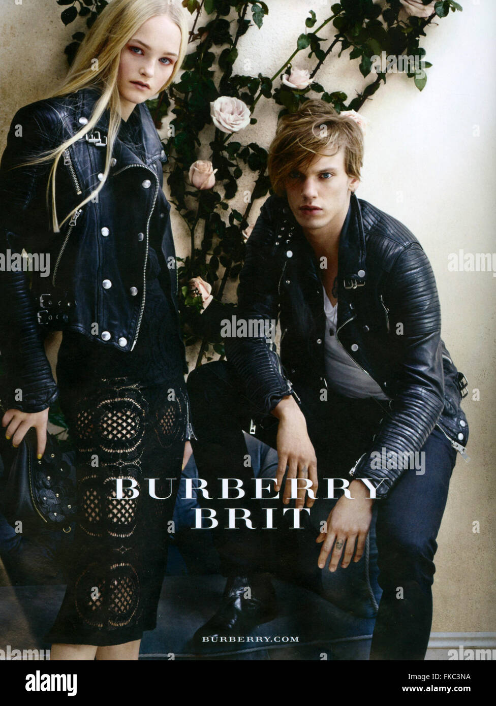 2010s UK Burberry Magazine Advert Stock Photo - Alamy