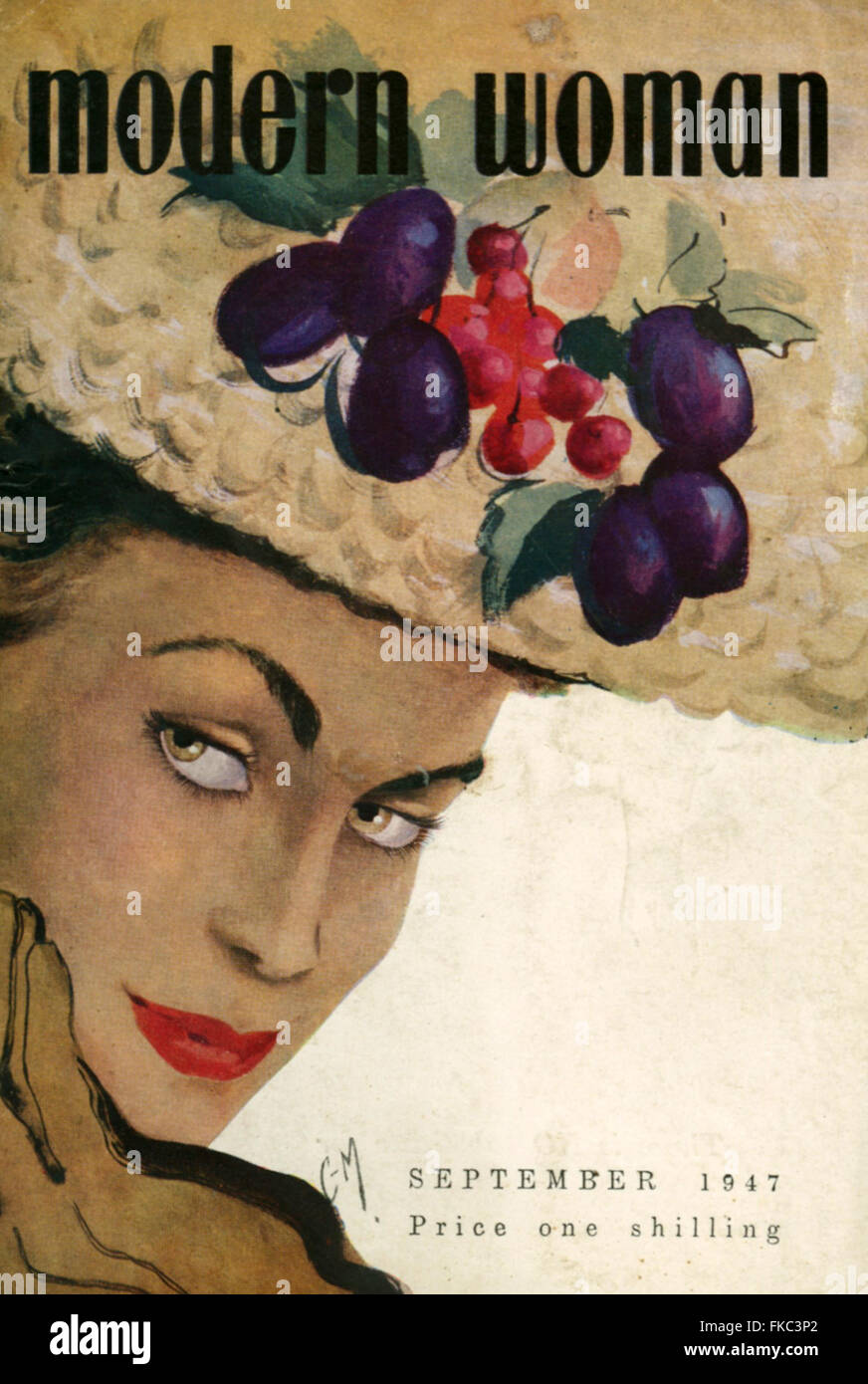 1940s UK Modern Woman Magazine Cover Stock Photo - Alamy