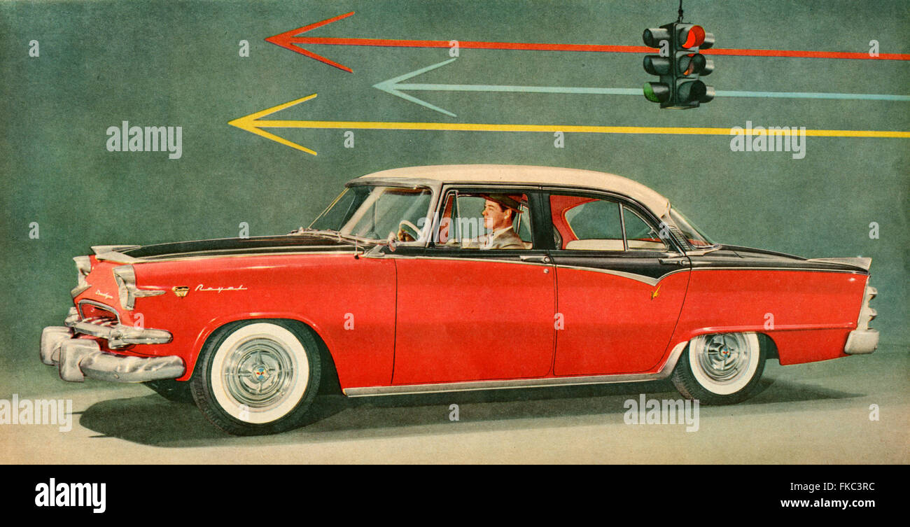 1950s USA Dodge Magazine Advert (detail Stock Photo - Alamy