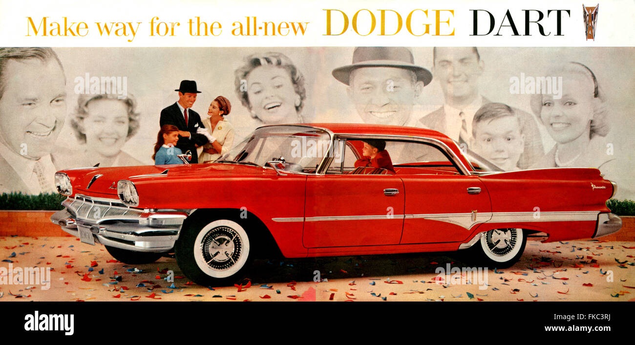 1960s USA Dodge Magazine Advert Stock Photo - Alamy