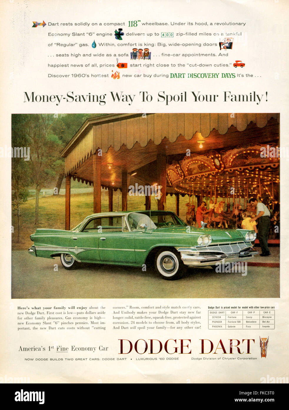 1960s USA Dodge Magazine Advert Stock Photo - Alamy