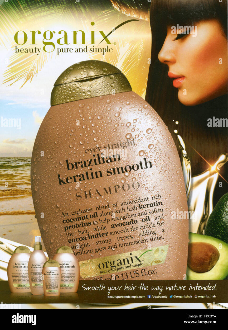 2010s UK Organix Magazine Advert Stock Photo - Alamy