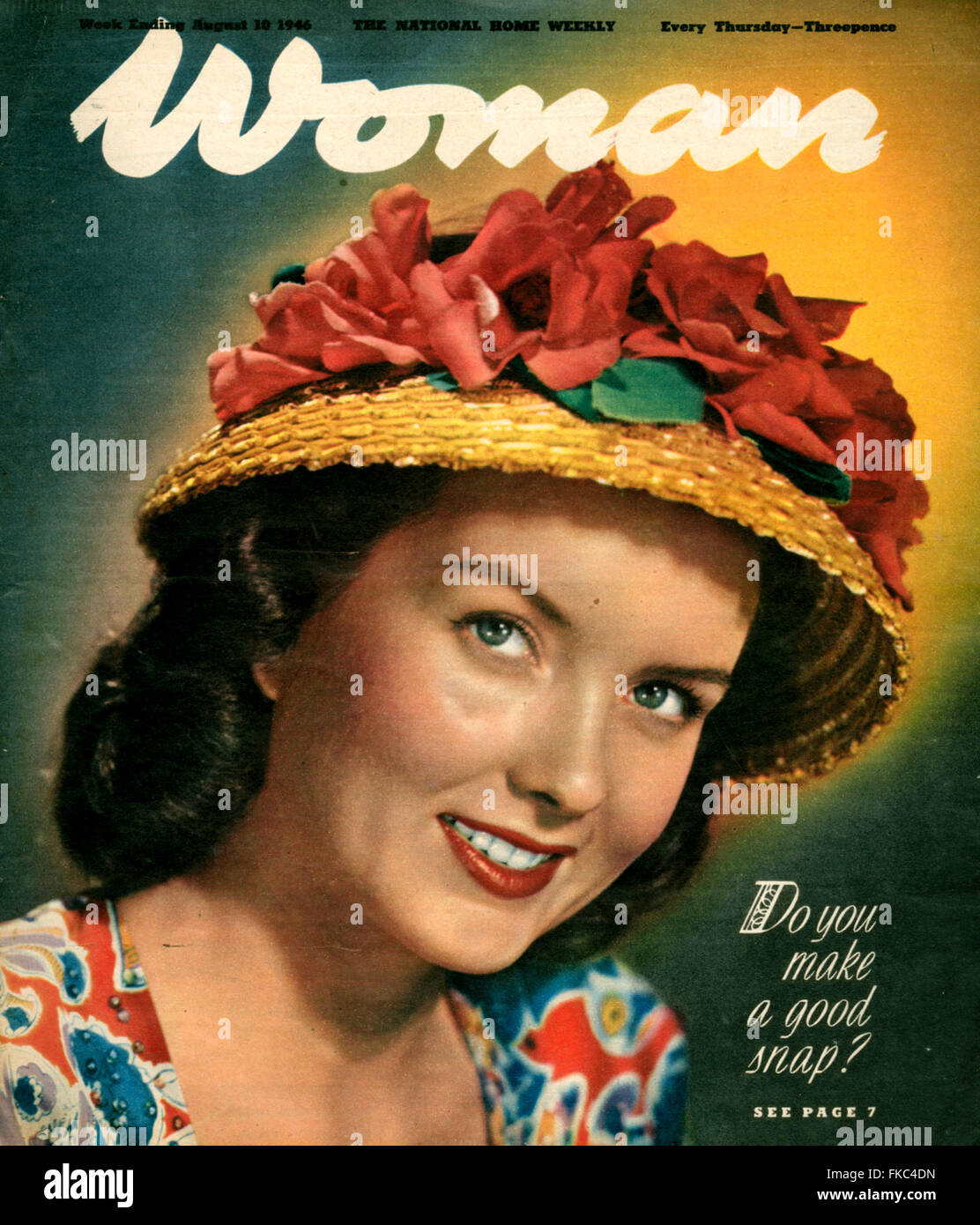 1940s UK Woman Magazine Cover Stock Photo - Alamy