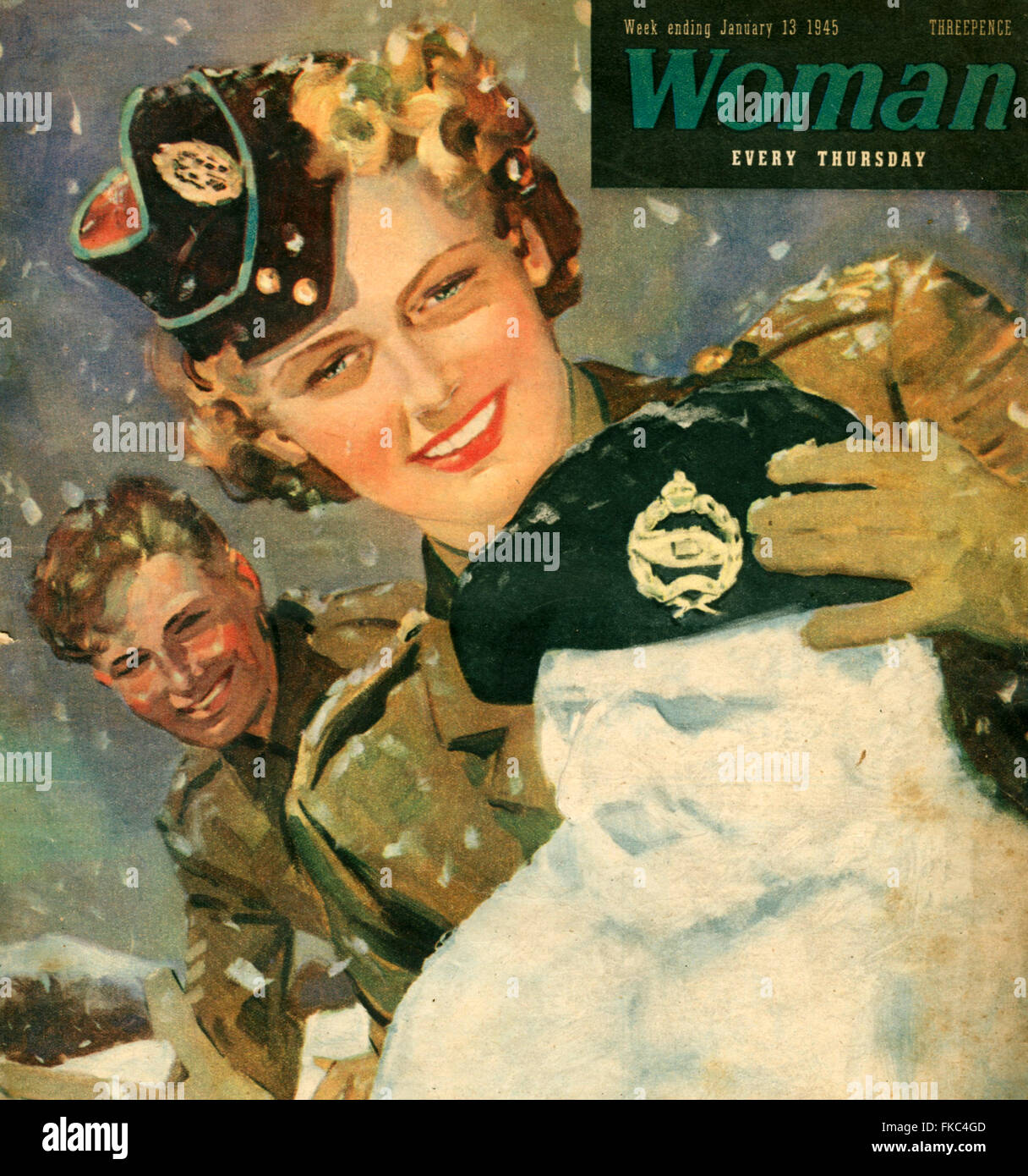 1940s uk woman magazine cover hi-res stock photography and images - Alamy