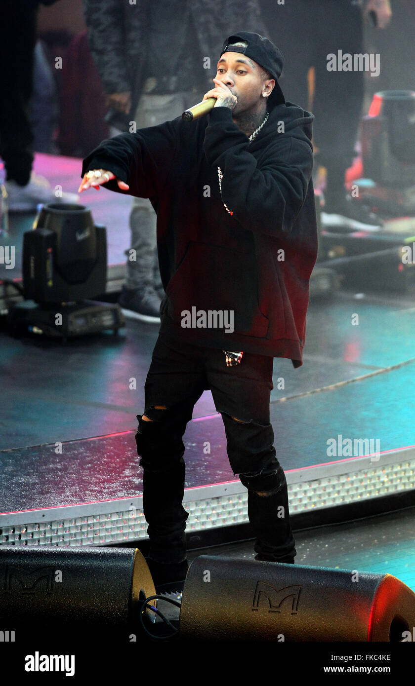 Tyga performs at Drai's LIVE stage inside The Cromwell Las Vegas ...