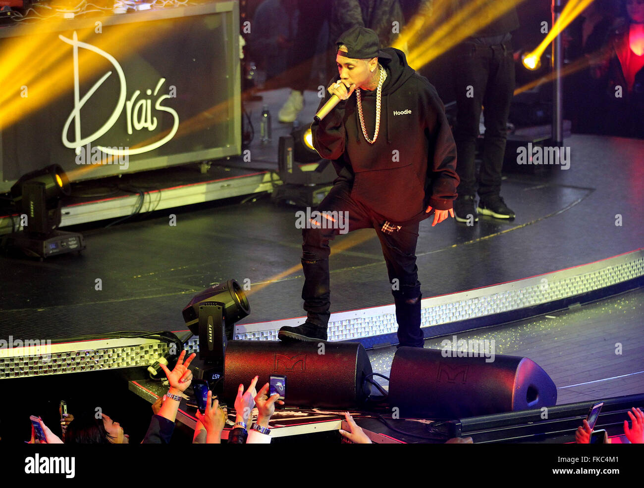 Tyga performs at Drai's LIVE stage inside The Cromwell Las Vegas ...