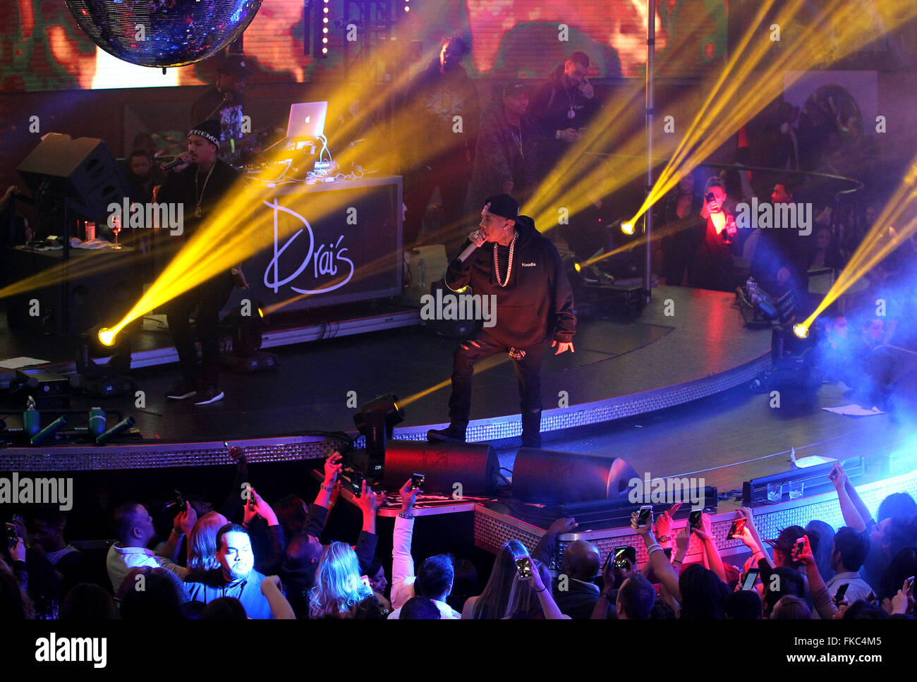 Tyga performs at Drai's LIVE stage inside The Cromwell Las Vegas ...