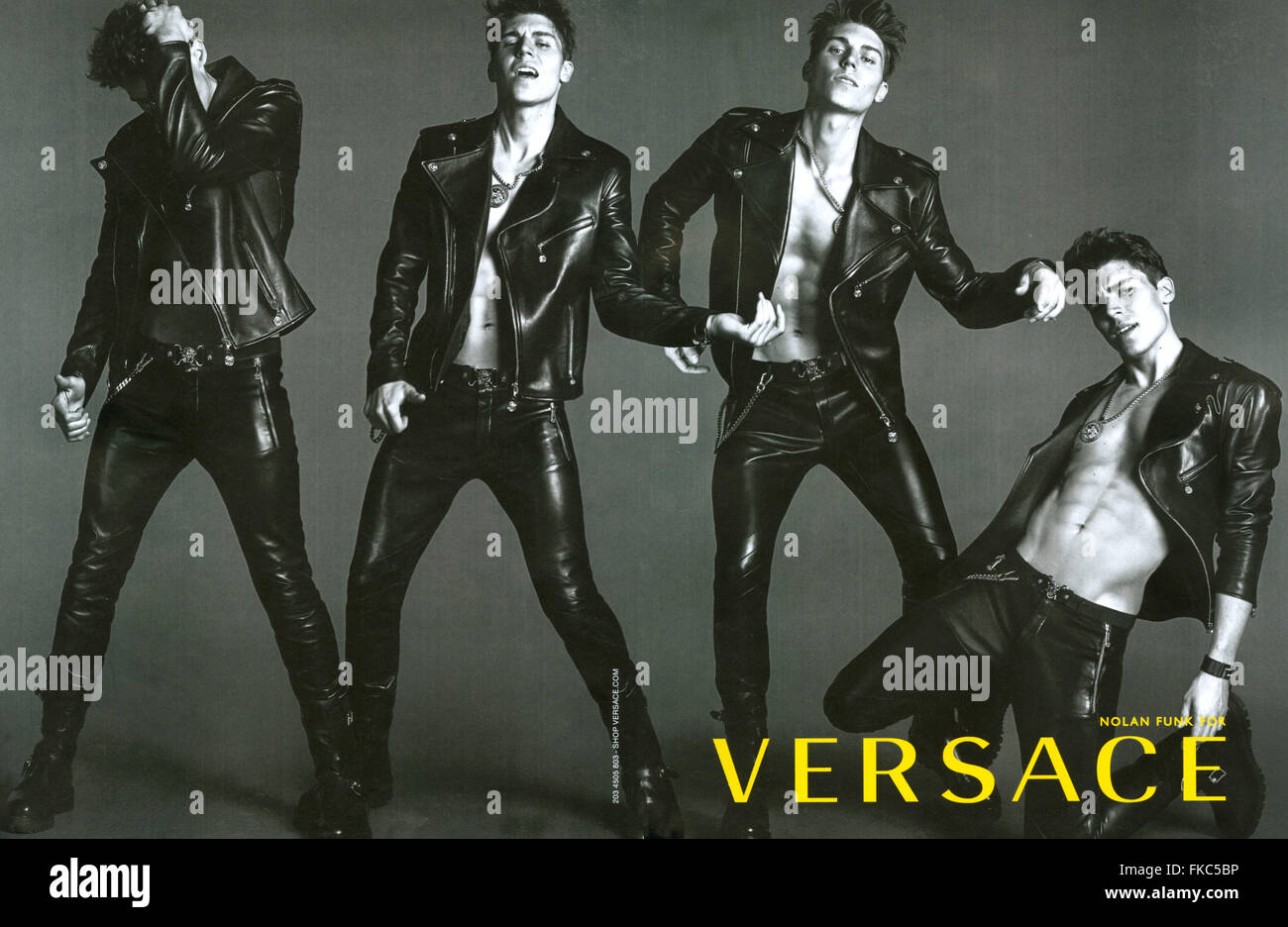 2010s uk versace magazine advert hi-res stock photography and images ...