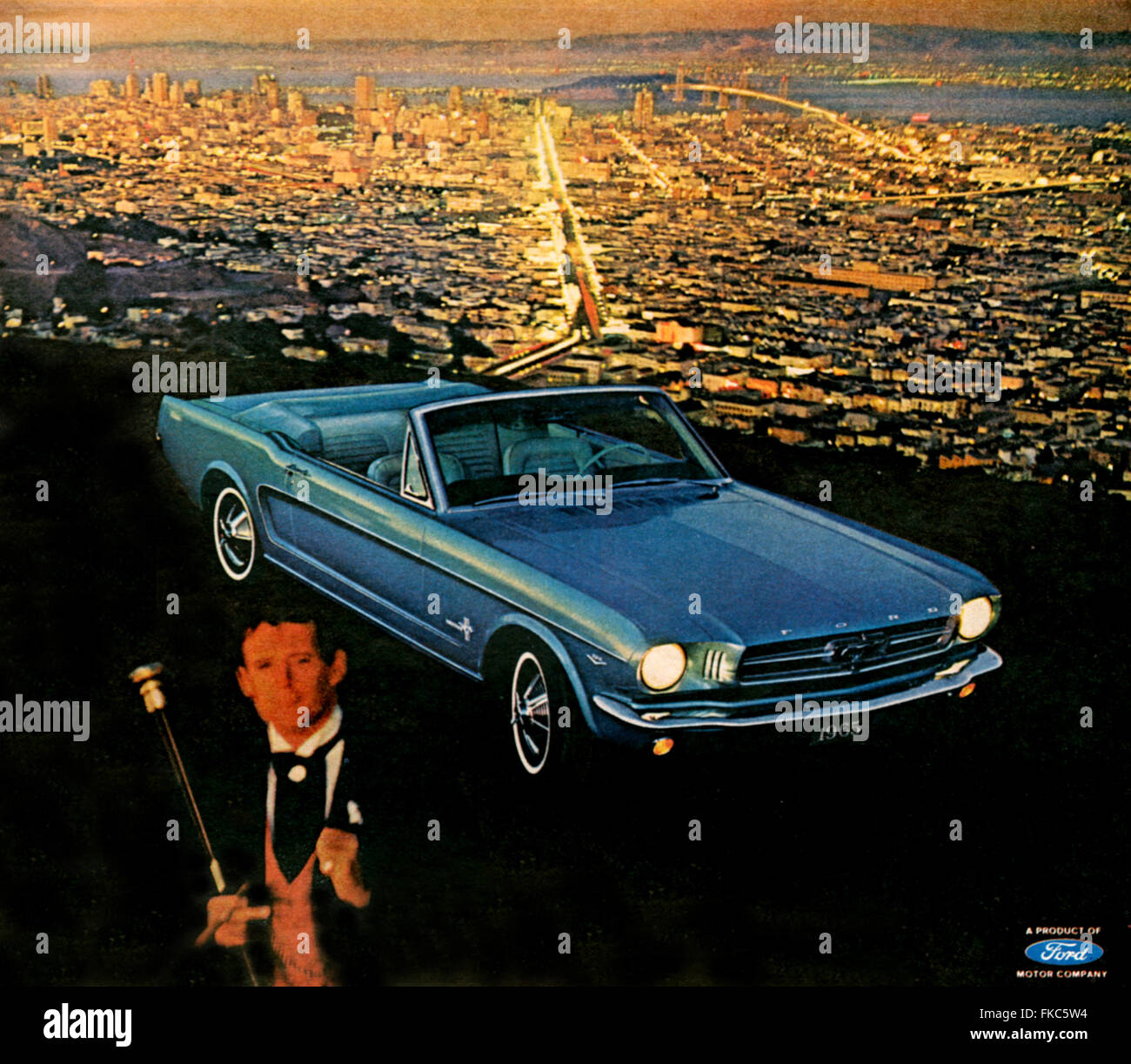 1960s USA Mustang Magazine Advert (detail Stock Photo - Alamy
