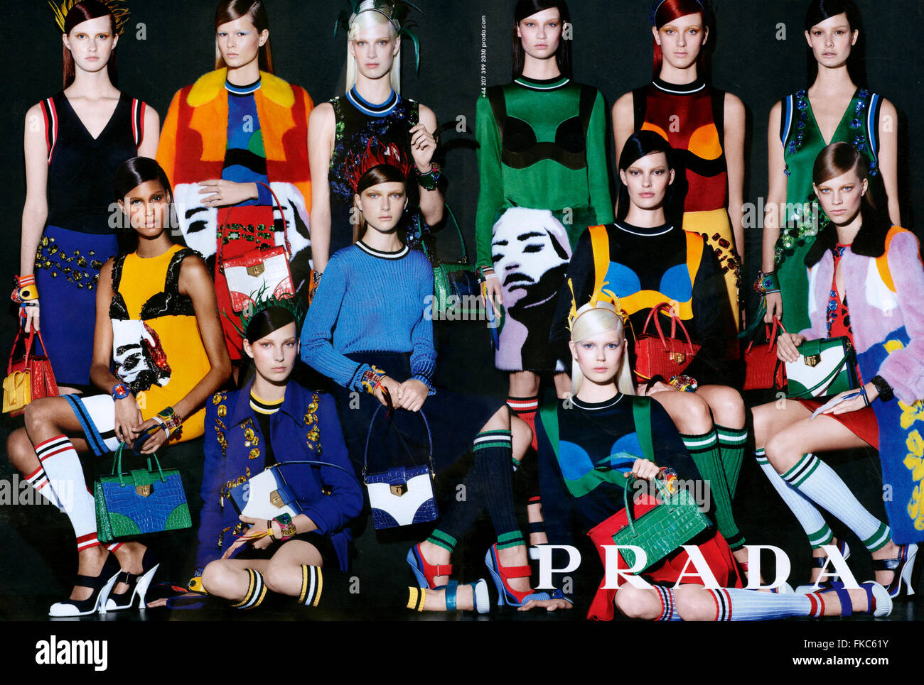 2010s UK Prada Magazine Advert Stock Photo - Alamy